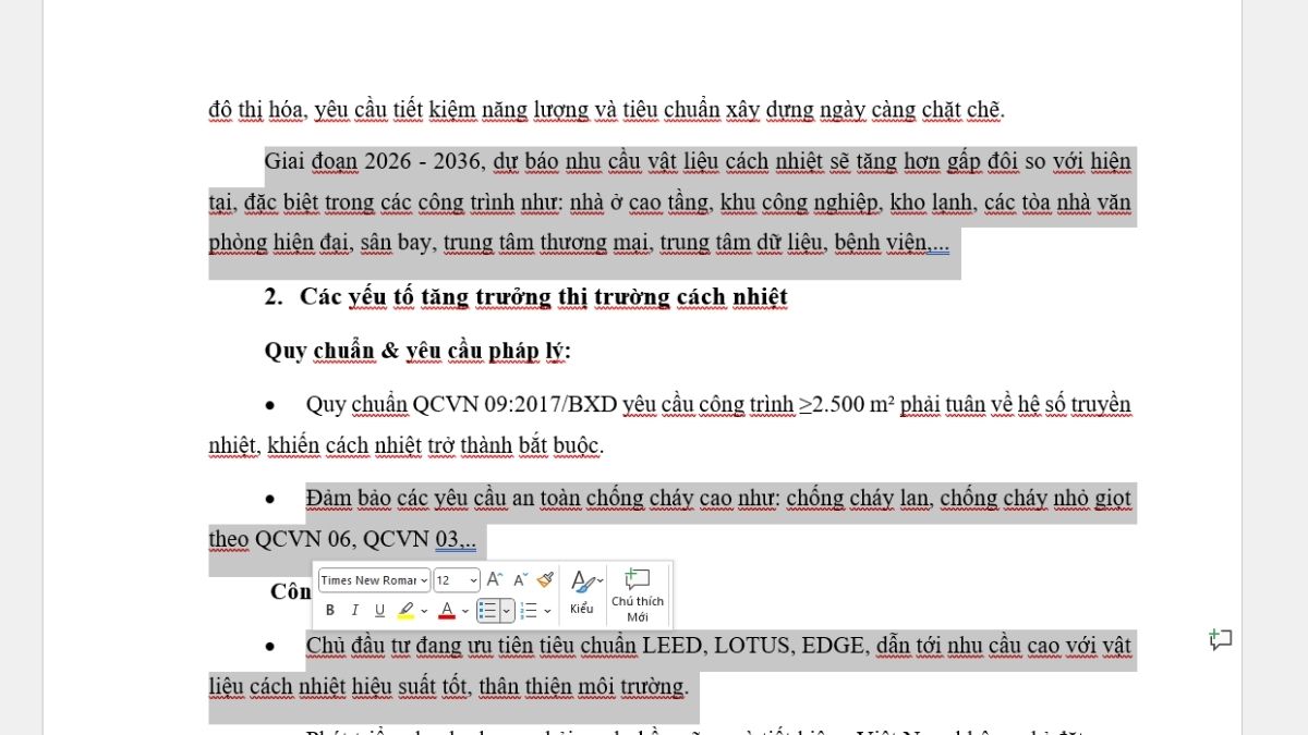 Cách bôi đen ngắt quãng trong Word nhanh, dễ áp dụng